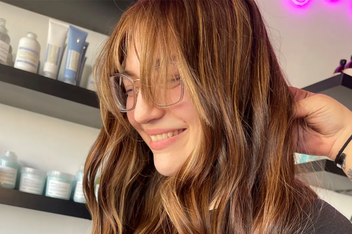 Tips for Perfect Curtain Bangs with Curly Hair - Artists & Architects